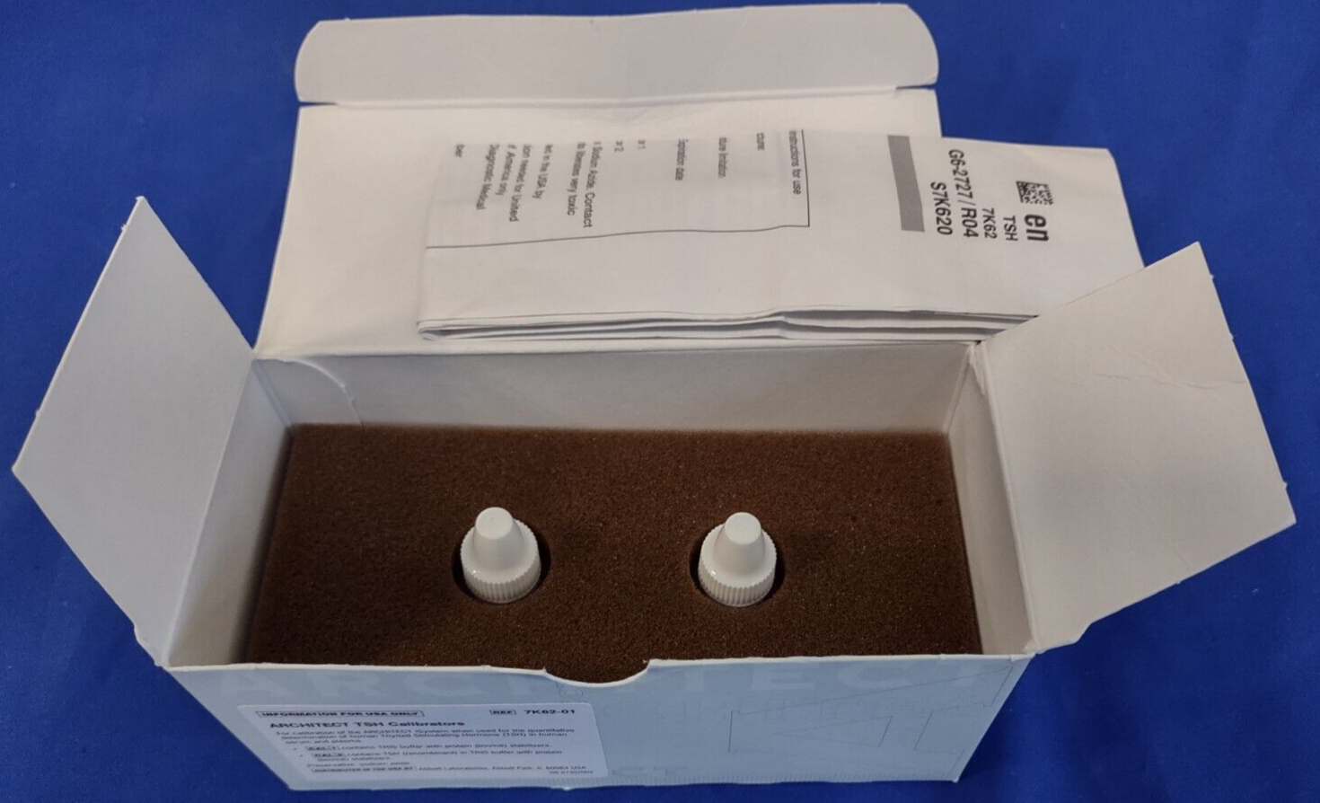 Abbott Architect TSH Calibrators (2 x 4 mL) 7K62-01 | eBay