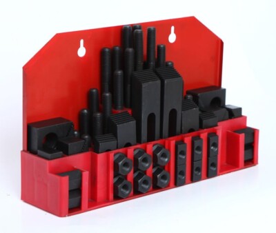 !2 Pack! 58pc Pro-Series 1/2" T-Slot Clamping Kit Mill Machinist Set 3/ ...