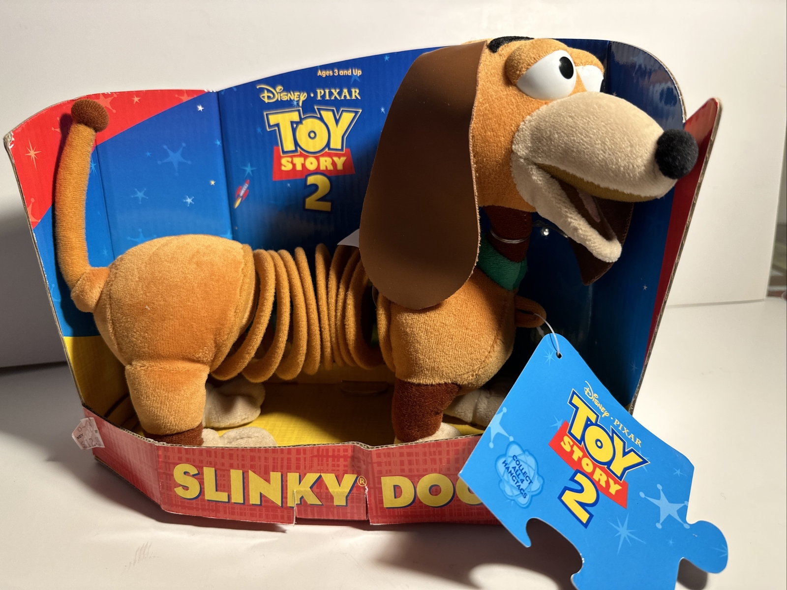 Disney Pixar Toy Story 2 Large Plush Slinky Dog Toy NEW In Box Vintage ...