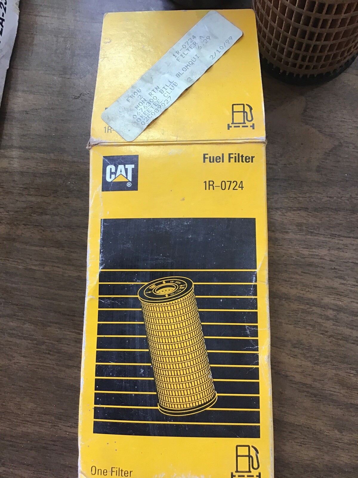 CATERPILLAR 1R-0724 - Fuel filter cross reference