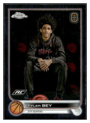 Tyler Bey RC 2023 Topps Chrome Overtime Elite #27 ROOKIE OTE NBA ID ...