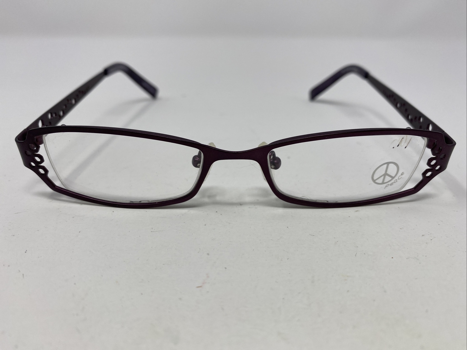 Peace Eyeglasses Frame DREAMY MT. PURPLE 45-17-130 Purple Full Rim ...