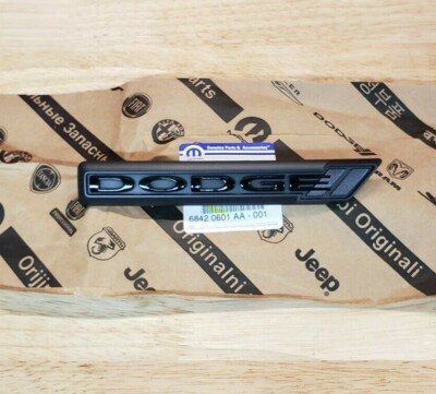 NEW 2020-2023 Dodge Charger Front Grille BLACK DODGE Emblem / Nameplate ...
