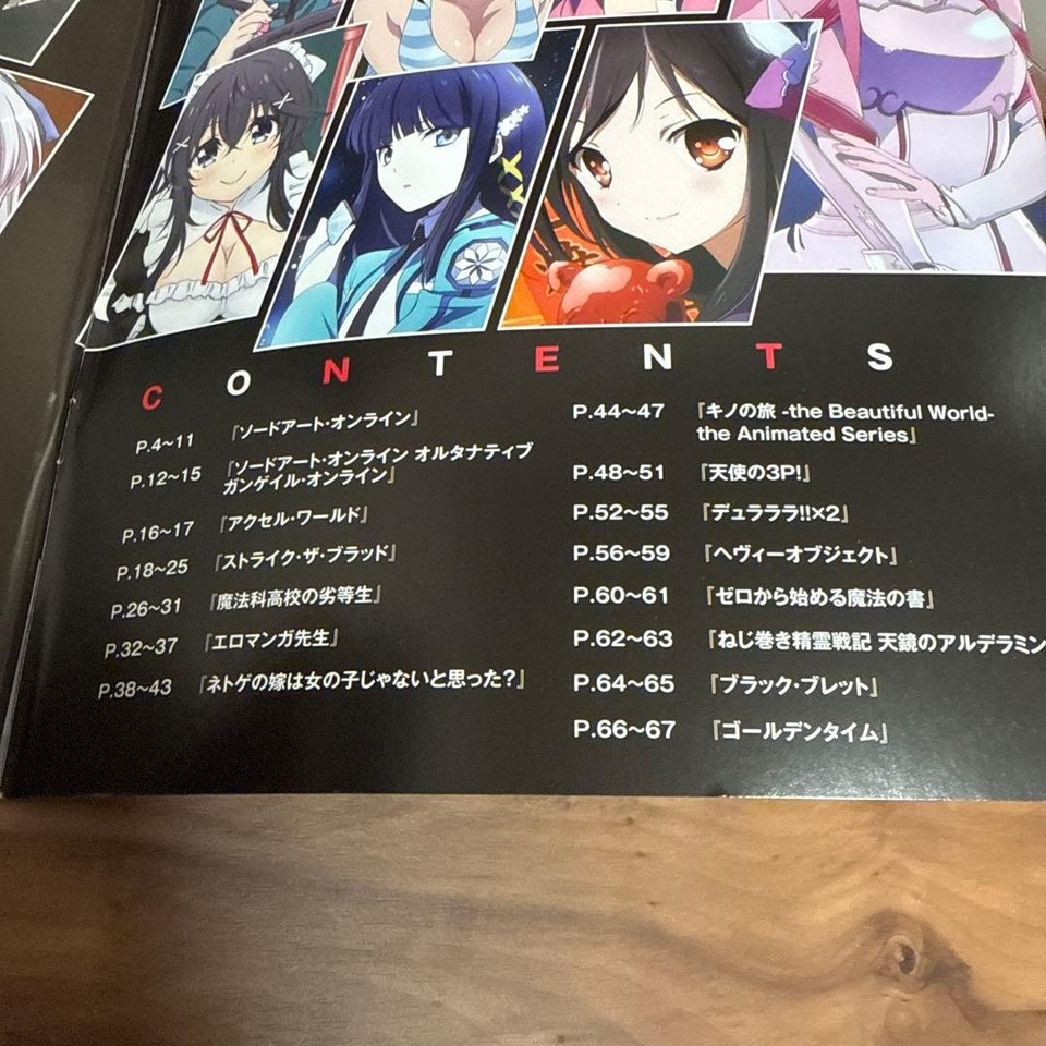 Dengeki Bunko 10th Anime Illustration Art Book Sword Art Online, Accel ...