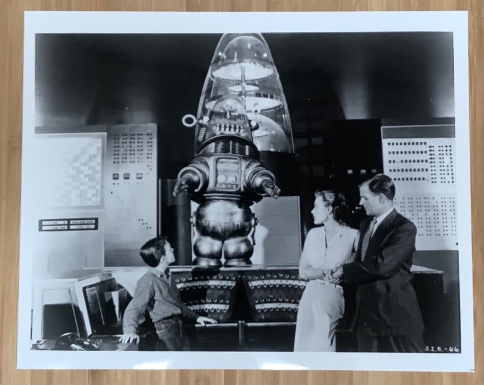 3 The Invisible Boy (1957) Reproduction Movie Still Lot Robby the Robot ...