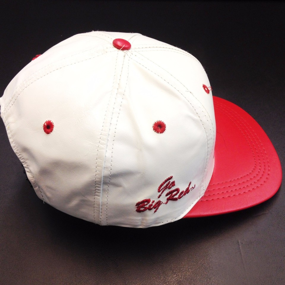 Huskers Nebraska, LOGO TEAM NFL BASEBALL LEATHER CAP | eBay