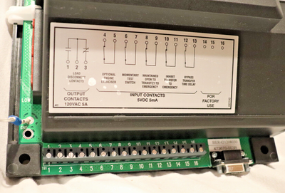 Asco Lighting Control Panel 459666 005 Asco Group 7 Controller ATS