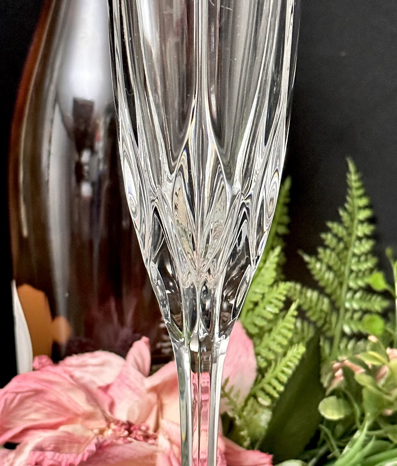 Mikasa Apollo Champagne Flutes Vintage Toasting Wedding Glass Mikasa ...