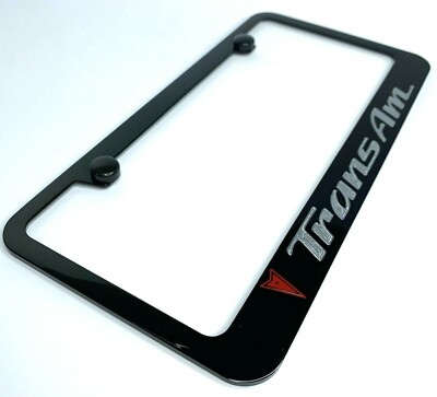 License Plate Frame for Pontiac Trans Am (Metal Licensed Engraved ...