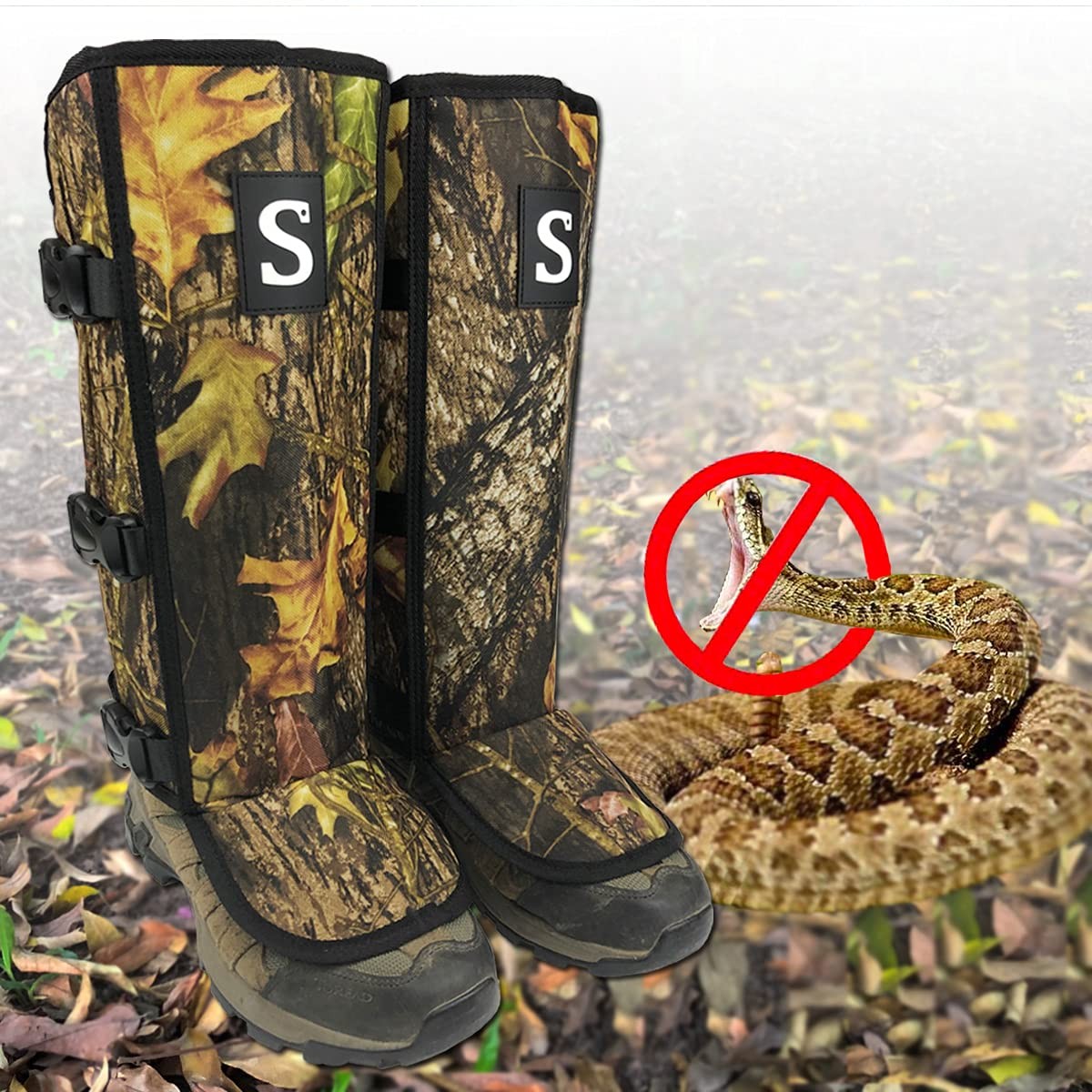 Snake Gaiters Bite Protection Guard for Lower Legs Protects Against All ...