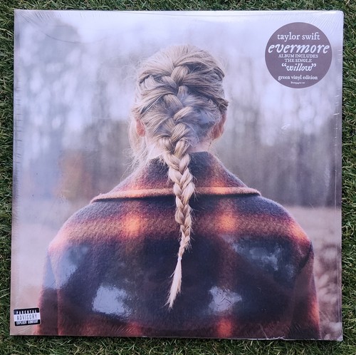 Evermore by Swift, Taylor (Green Color Vinyl Record, 2021) Sealed ...
