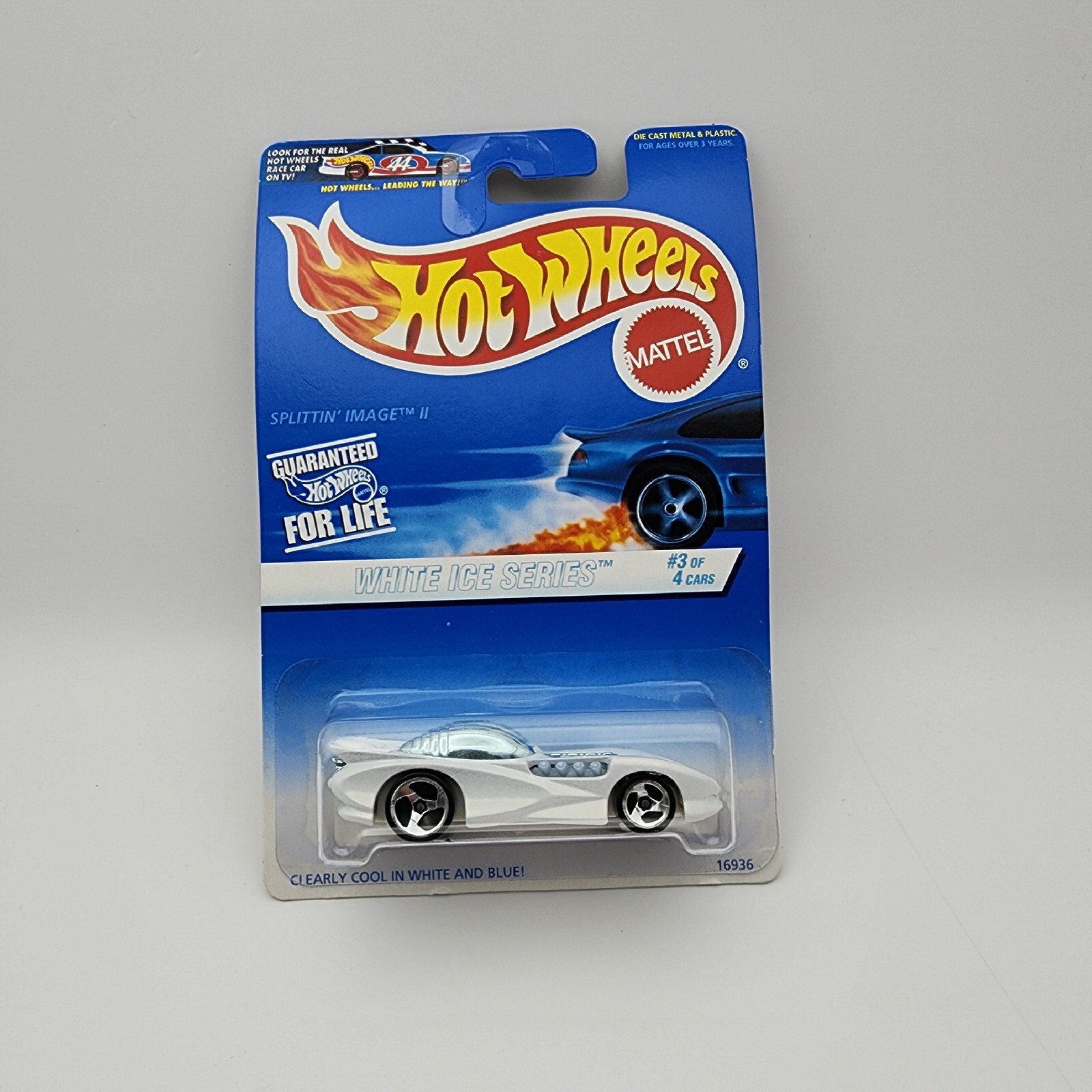 Hot Wheels White Ice Series Splittin’ Image II Diecast Car #563 White ...