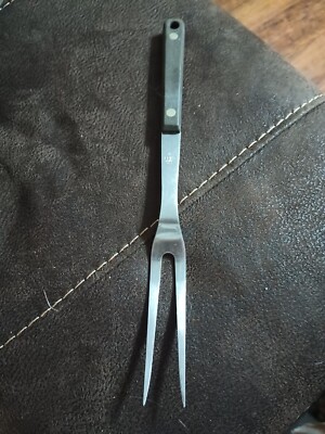 Vintage Flint Arrowhead Meat Carving Serving Fork Stainless 2 Prong USA ...