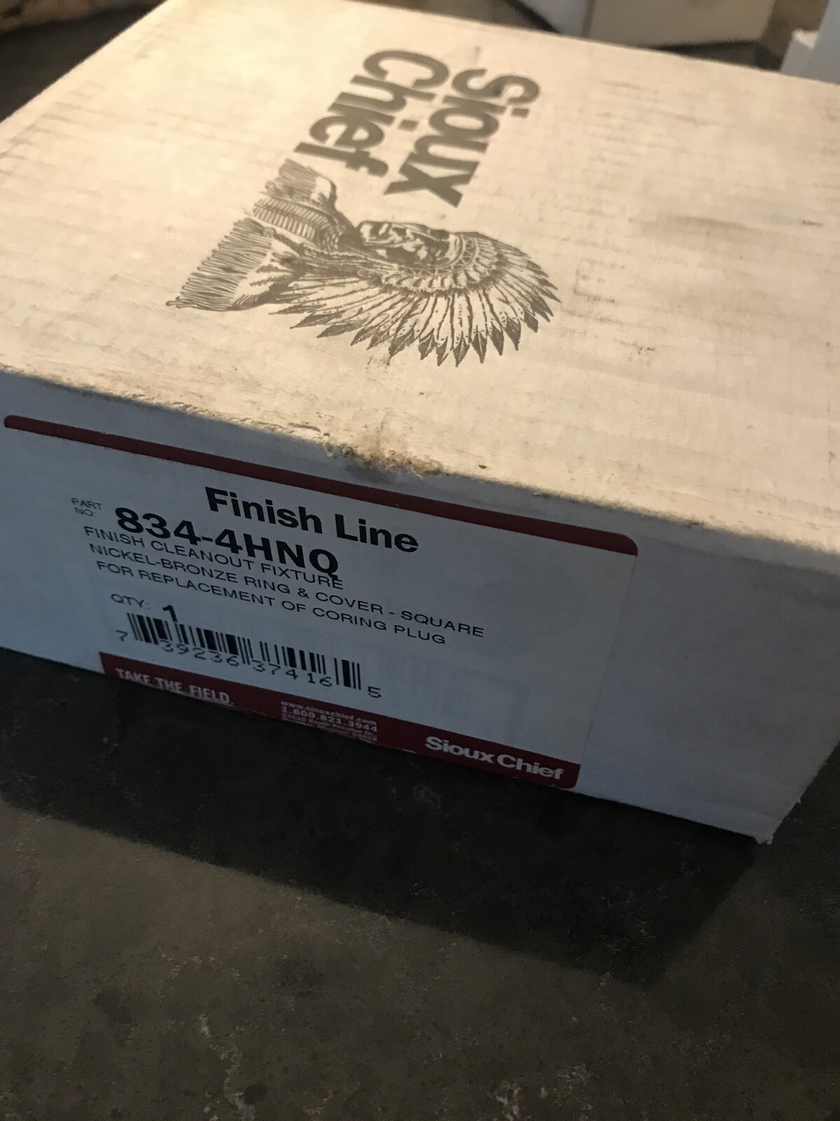 Sioux Chief 834-4HNQ Nickel Bronze Cover & Ring for 4 inch Finish Line ...