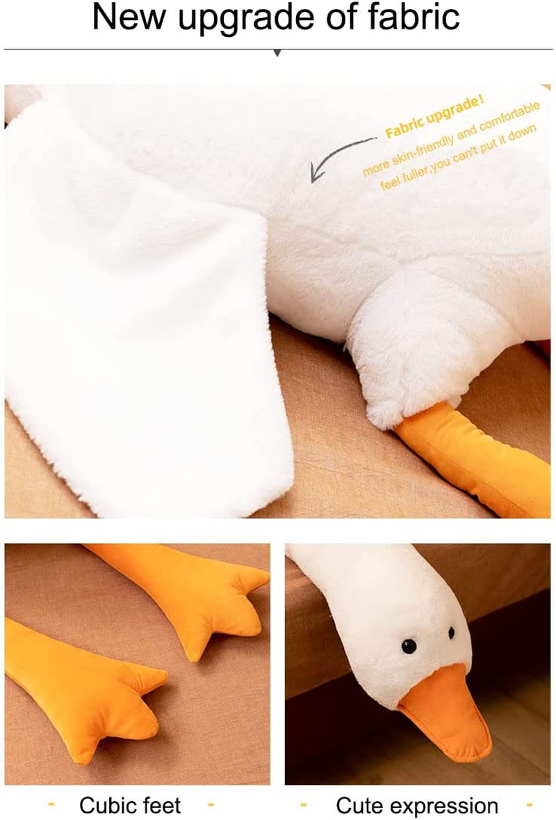 Huge Goose Stuffed Animal,Cute Plush Toy，Super Soft Hugging Pillow ...