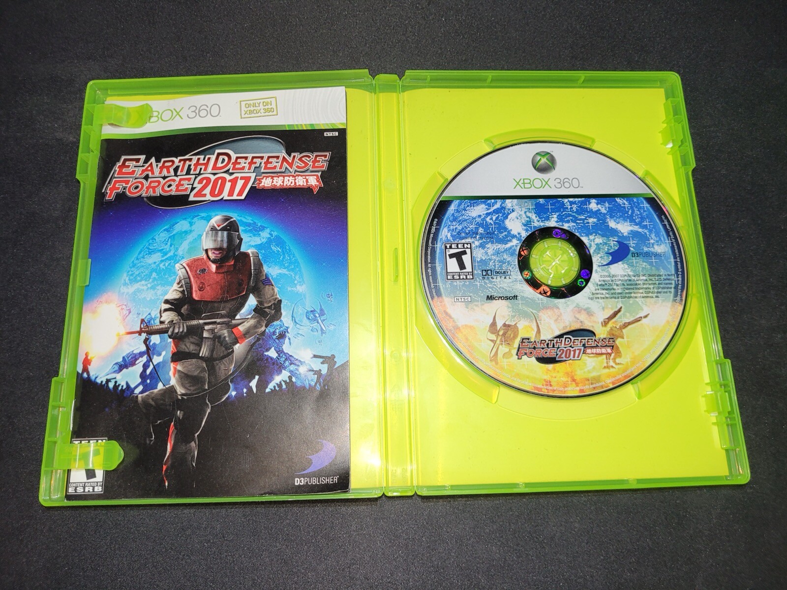 Earth Defense Force 2017 D3 Publisher Microsoft Xbox 360 MINT condition ...