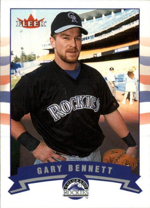 2002 Fleer - Gary Bennett #399 Gold Back for sale online | eBay