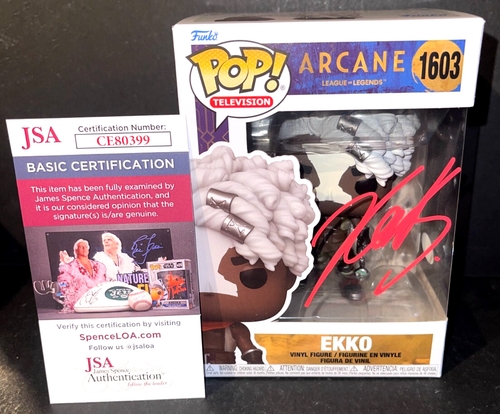 Reed Shannon Arcane Ekko Autographed Signed Funko JSA Authenticated 2 ...