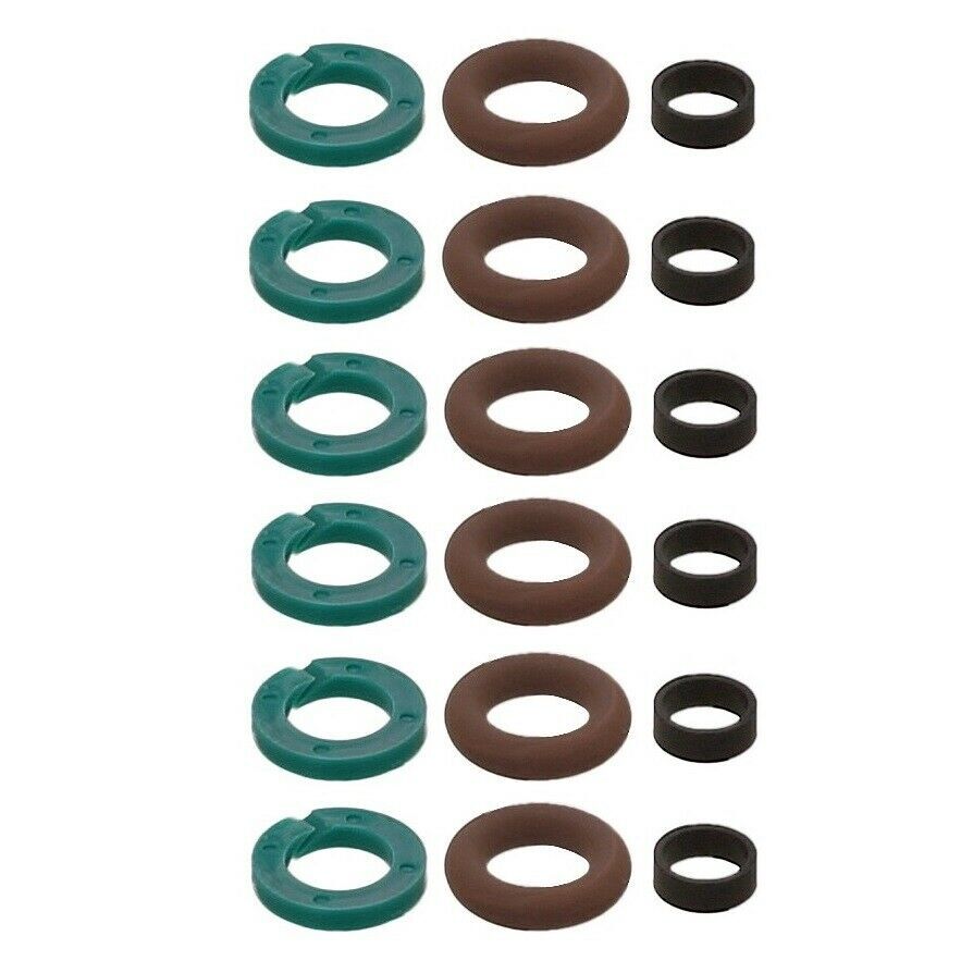 ELRING KLINGER Set of 6 Fuel Injector Seal Kit 06E998907E / 933.140 For ...