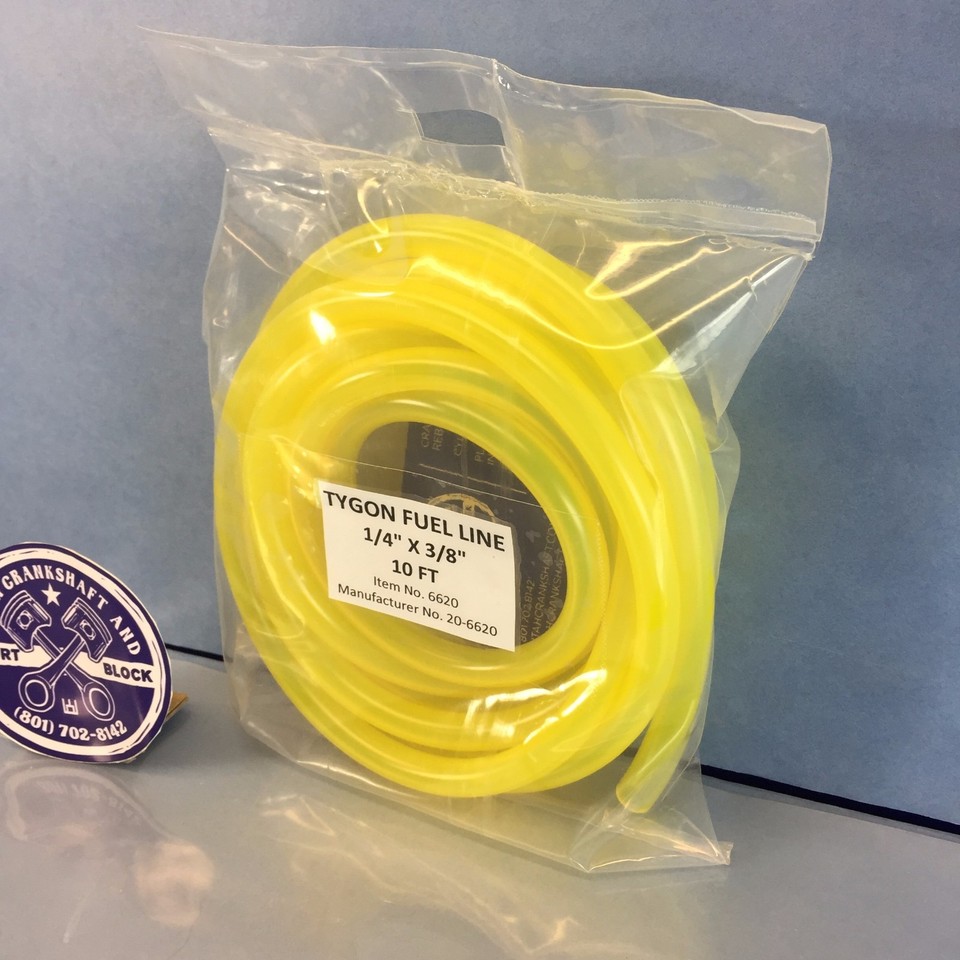 NEW TYGON YELLOW FUEL LINE ID 1/4" PRE-CUT 10 FT POLARIS SKI-DOO ARCTIC ...