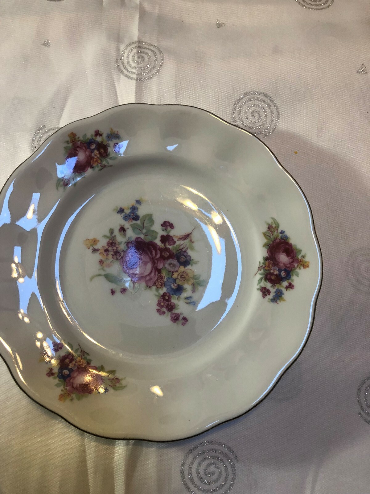 VINTAGE EMBASSY CHINA FAROLINA MARJORIE MINI PLATES POLAND | eBay