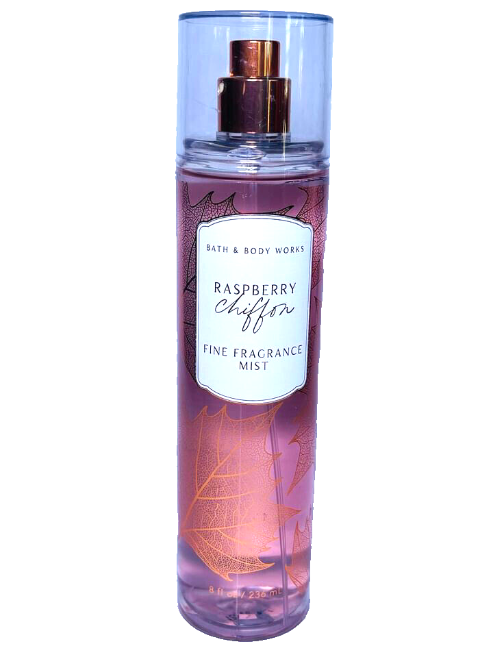 BATH & BODY WORKS RASPBERRY CHIFFON FINE FRAGRANCE MIST BODY SPRAY 8 FL ...