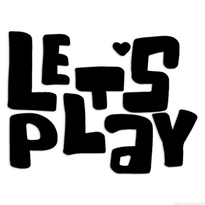 Let's Play - Decal Sticker - Multiple Colors & Sizes - ebn6491 | eBay
