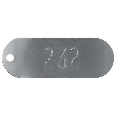 Racetrack Numbered Aluminum Tags 4001-5000 | eBay UK