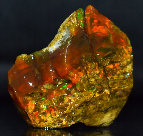 Opale rouge brute 74,00 carats opale naturelle éthiopienne opale brute ...