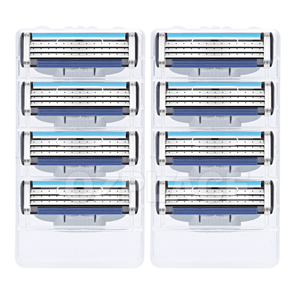 3Blades For Men Gillette MACH 3 Razor Shaving Shaver Trimmer Refills ...