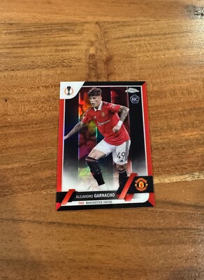 Alejandro Garnacho 2022-23 Topps Chrome Color Match Refractor /99 ...