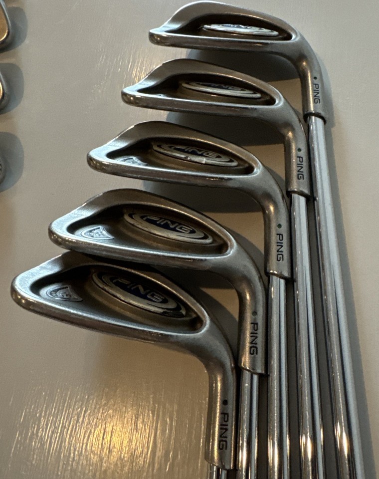 Ping i5 Series USA Irons Wedges Set 4-SW 9 Clubs Golf Pride Grip Green ...
