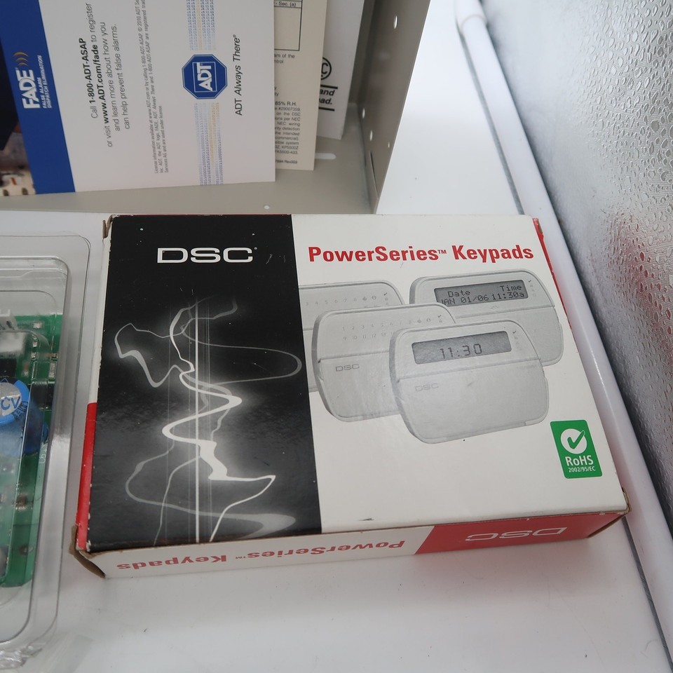 DSC PowerSeries PC1864 Board And PK5501 Security Keypad ADT Premise Pro ...