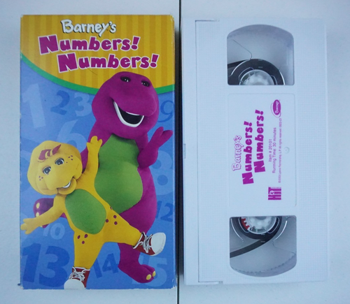 Barney Numbers Numbers VHS 2006 Tape Barney Home Video PBS Kids ...