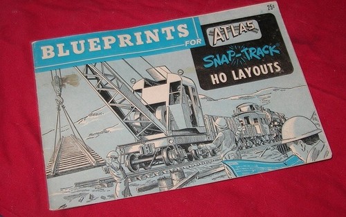 Atlas HO Scale 1960 Snap-Track Layout Blueprint Model Train Catalog ...