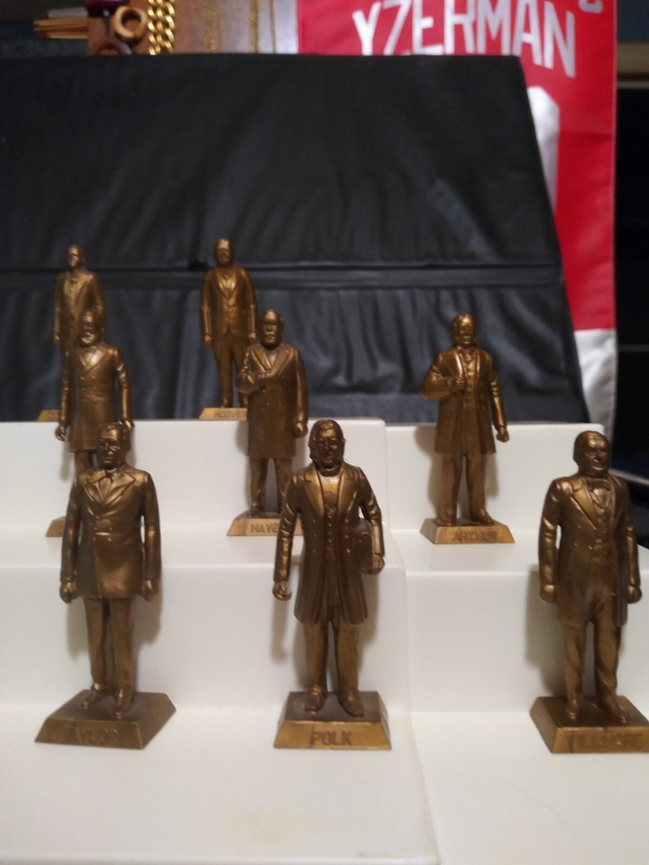 Vintage 1969 Hong Kong Marx Presidents 2 3/4 inch Mini Statue "U PICK 1 ...