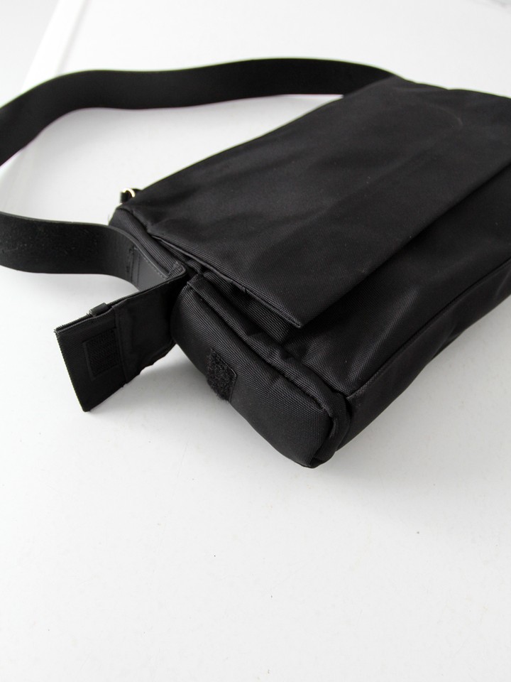 Mango messenger bag, MNG black nylon shoulder bag | eBay