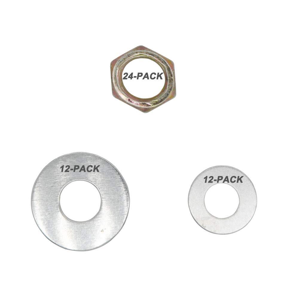 Lamp Rod,All Thread Lamp Pipe,Lamp Repair Assortment of Hardware,Yellow ...