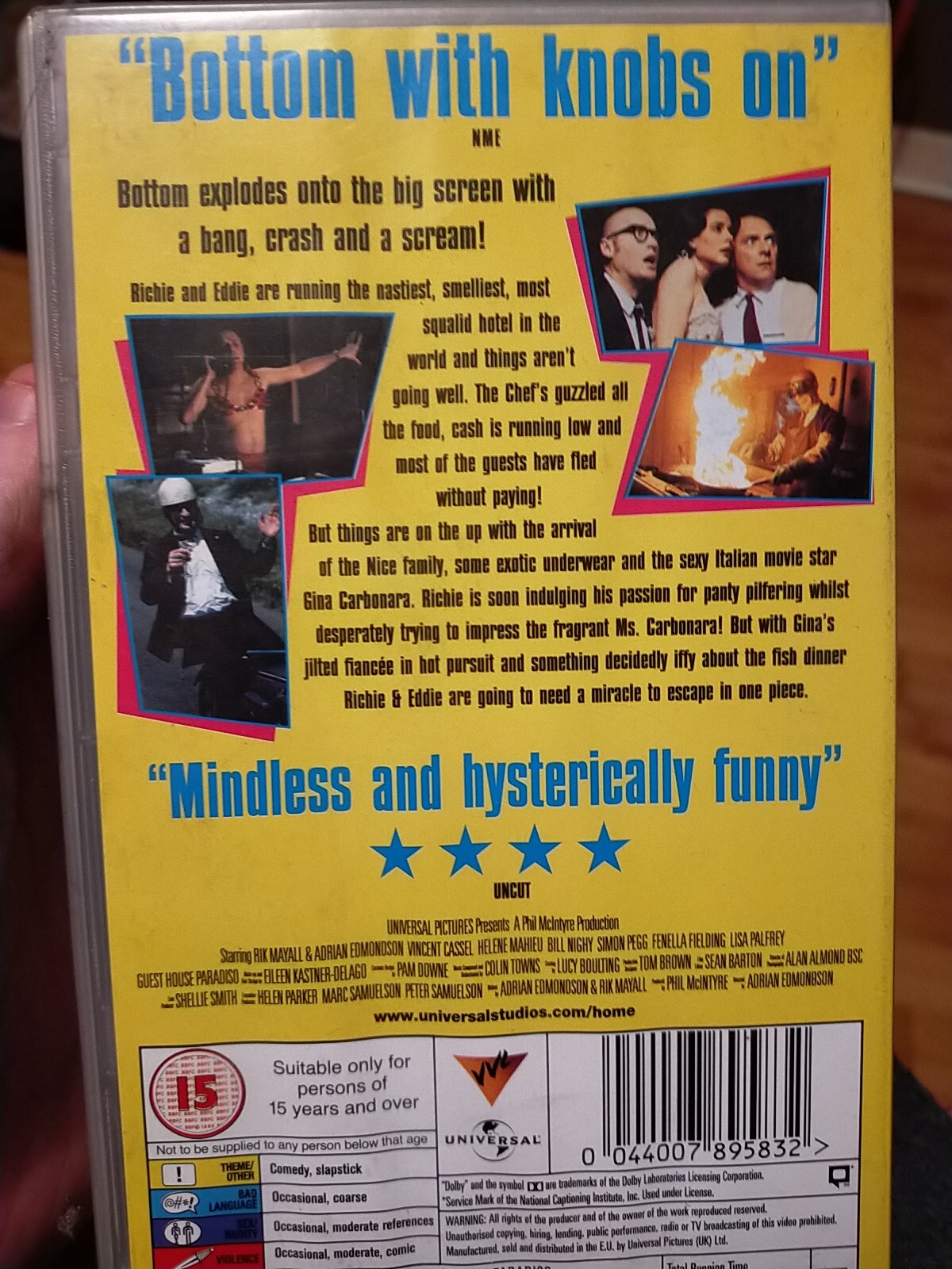 The Bottom Movie Guest House Paradiso VHS Video Cassette Tape PAL ...