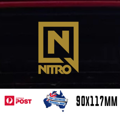 2x Nitro Snowboards Windshield Windscreen Laptop Sticker Decal 117mm ...