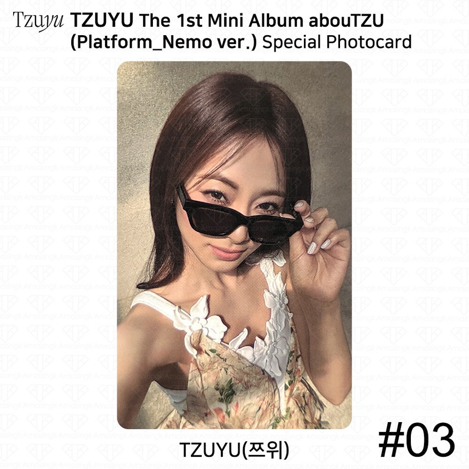 TWICE Tzuyu 1st Mini Album abouTZU Platform_Nemo ver Official Photocard QR Card | eBay