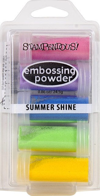 Stampendous Embossing Powder 5pk .86 Oz Summer Shine for sale online | eBay