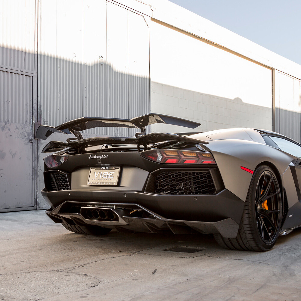 Vorsteiner Aventador-V Aero Rear Diffuser Carbon Fiber Lamborghini ...