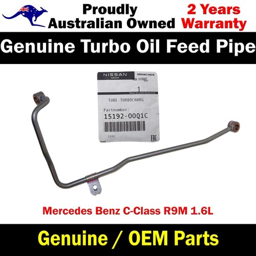 Turbo Pros Genuine Oil Feed Pipe For Mercedes Benz C-Class R9M 1.6L ...