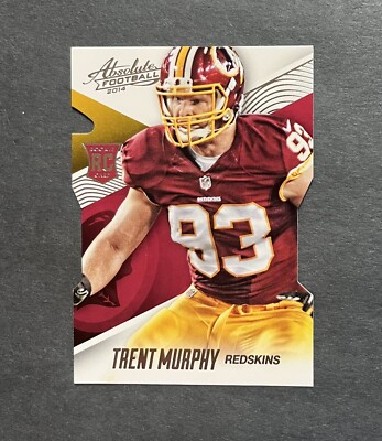 Trent Murphy 2014 Panini Absolute Die Cut RC Washington Redskins #135 ...