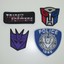 TRANSFORMERS PATCH SET OF (4) PREMIUM QUALITY EMBROIDERED PATCHES | eBay