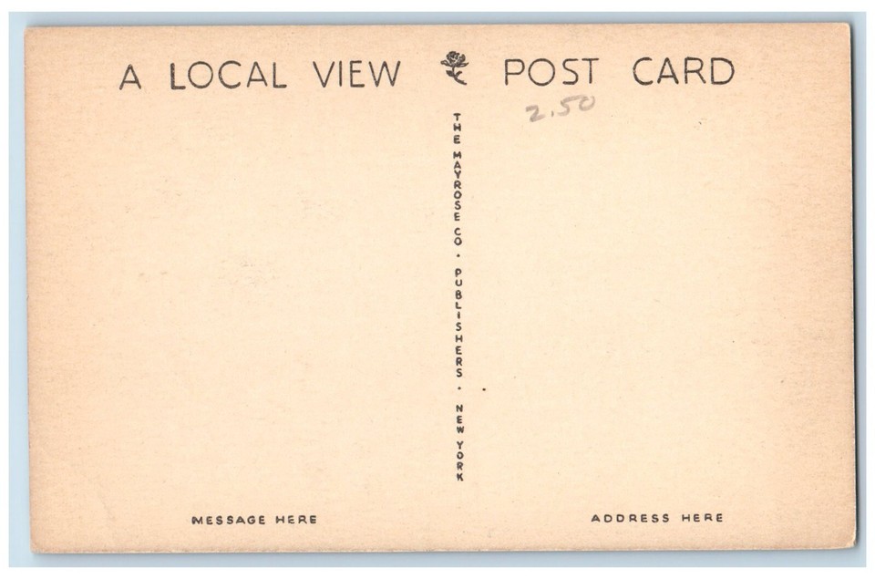 Pocomoke City Maryland Postcard United States Post Office c1940 Vintage ...