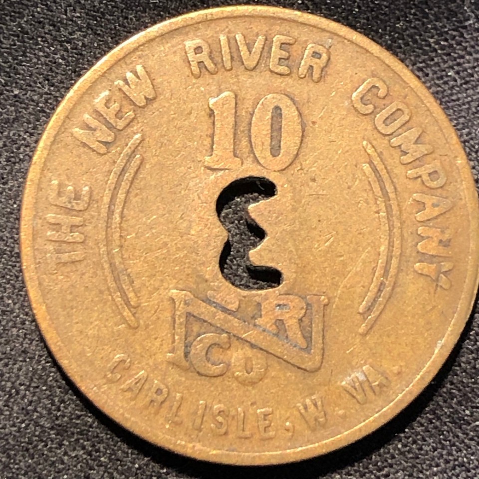 The New River Company Carlisle, WV - 10 Cent Coal Scrip - Circulated | eBay