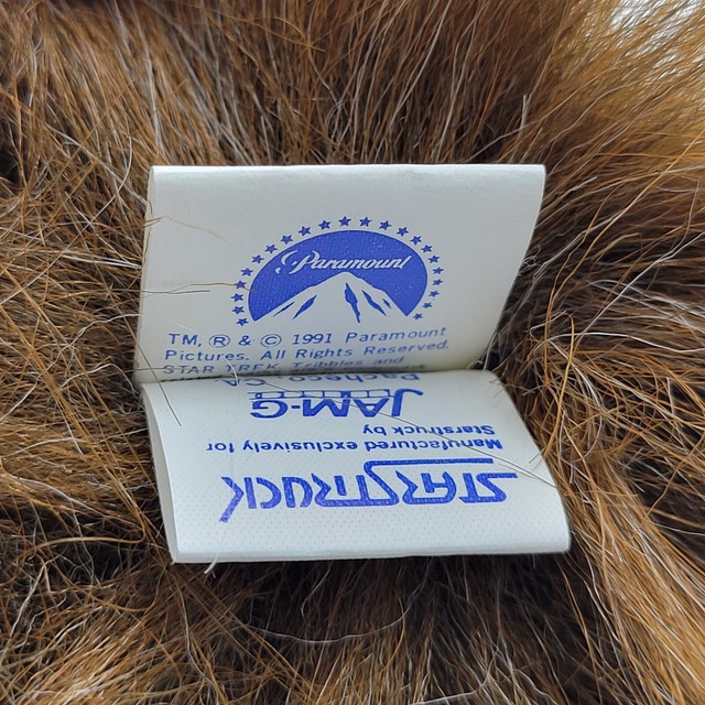 Star Trek Tribbles Toy White 1991 25th Anniversary Paramount Pictures 6 ...