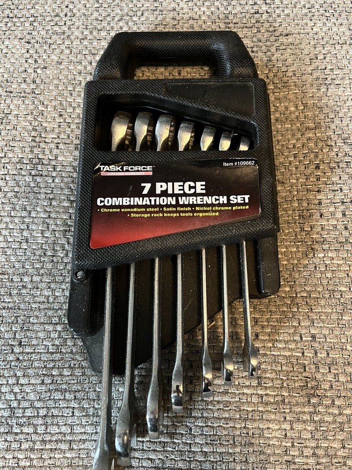 TASK FORCE 7 PIECE COMBINATION WRENCH SET ITEM # 109662 | eBay